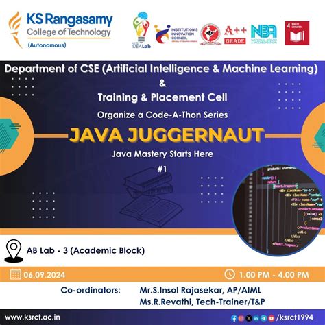 Iic Ksrct On Linkedin The Department Of Cse Artificial Intelligence And Machine Learning And The…