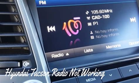 Common Issues With Hyundai Tucson Radio Not Working