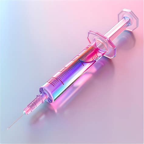 Premium Photo Syringe For Medical Injection 3d Illustration