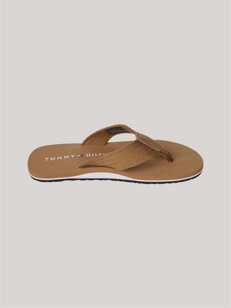 Logo Webbing Strap Flip Flops Tommy Hilfiger