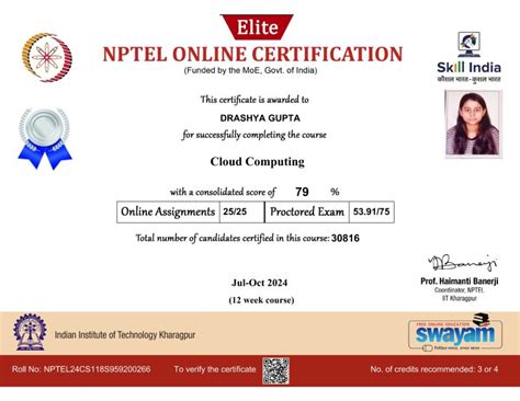 Cloudcomputing Cybersecurity Nptel Iitkharagpur Elitecertification