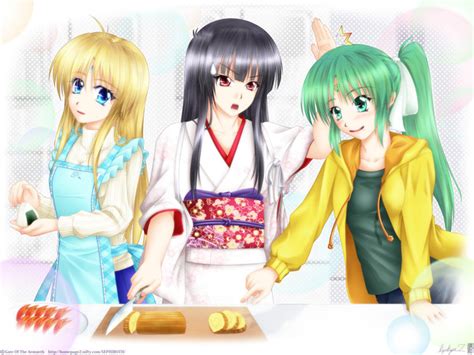 お花見に行こうⅠ お弁当作るよ Kiyokazu さんのイラスト ニコニコ静画 イラスト