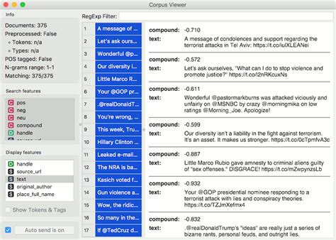 sentiment analysis — orange3 text mining documentation