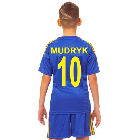 Купить Детская футбольная форма сборной Украины по футболу №10 Мудрик цена 799 ₴ — Prom Ua Id