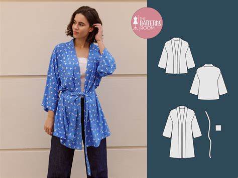 Dressing Gown Sewing Pattern Tutorial English Ph