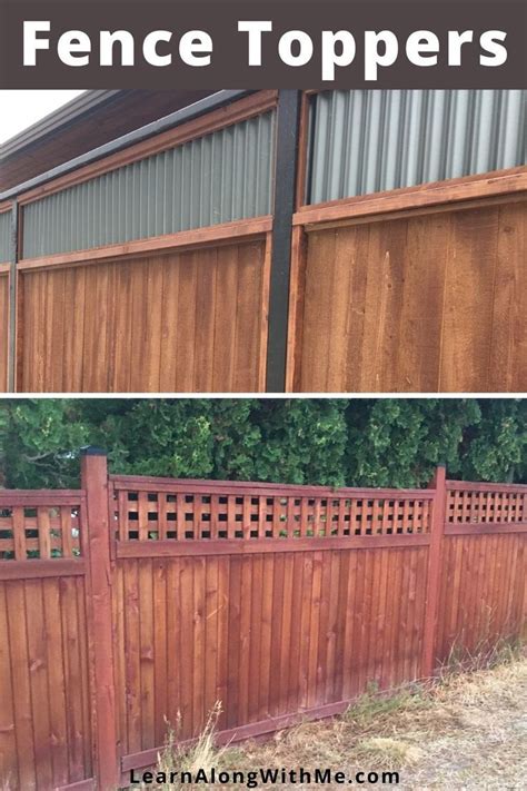 12 Awesome Fence Toppers For Privacy And Height Learn Along