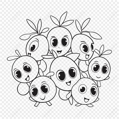 재미있는 토마토 색칠 페이지 개요 스케치 드로잉의 큰 그룹 벡터개요 예술직사각형 Png 일러스트 무료 다운로드 Lovepik