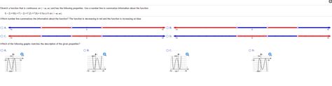 Solved Sketch A Function That Is Continuous On Infinity