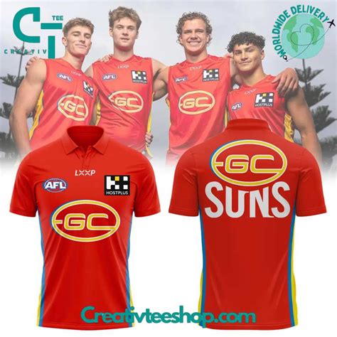 Gold Coast Suns 2024 Media Polo Shirt Creativteeshop