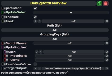 Componentdebugdatafeedview Resonite Wiki