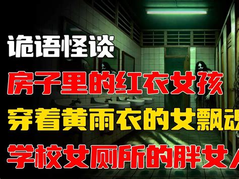 学校女厕所的胖女人丨穿着黄雨衣的女飘魂丨房子里的红衣女孩丨🐍惊愕灵异故事系列📖胆小者勿入门🚷 詭語怪談丶靈異檔案館 詭語怪談丶靈異檔案館 哔哩哔哩视频