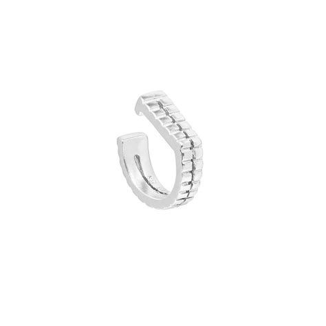 Reviver Silver Ear Cuff Nu And Mi