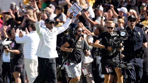 Colorado Fans Storm Field After Deion Sanders Win Over Nebraska