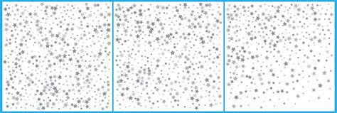 銀星五彩紙屑慶祝活動簡單的節日現代設計假日向量設置3在1向量圖形及更多全景圖片 全景 天空 彩色紙碎 Istock