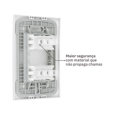 Conjunto Interruptor Simples E Paralelo 10a Branco Inovapro Alumbra