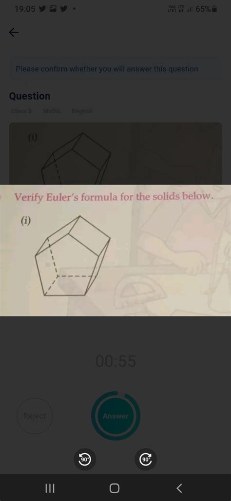 Answered Verify Euler S Formula For The Solids Bartleby