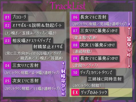 d 397607 舌射待ちドスケベゲップ射精禁止オナサポドS三姉妹のザーメンドロドロ熟成コースゲップ回数300オーバー腋責め寸止め