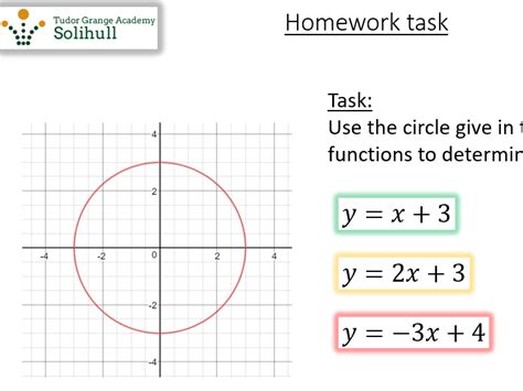 Area Of Segment Homework Task Teaching Resources