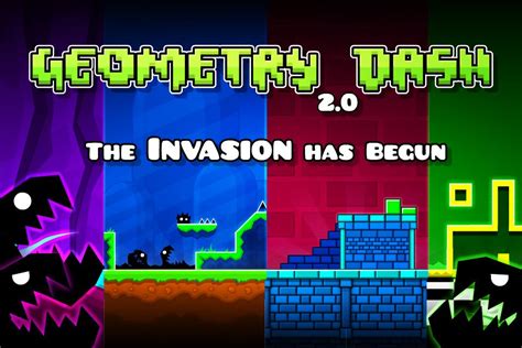 Geometry Dash 2013 Promotional Art Mobygames