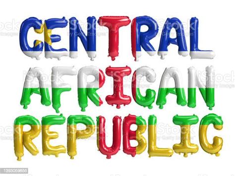 중앙 아프리카 공화국 편지 풍선의 3d 그림 흰색 고립 된 깃발 색상과 함께 0명에 대한 스톡 사진 및 기타 이미지 0명 3차원 형태 개념 Istock