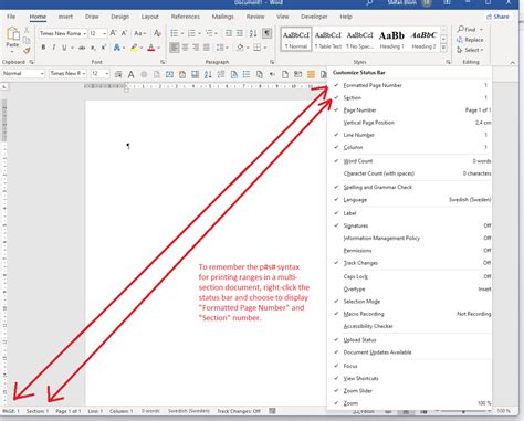 Word Does Not Print Page Range Only Full Document 2021 Microsoft Qanda