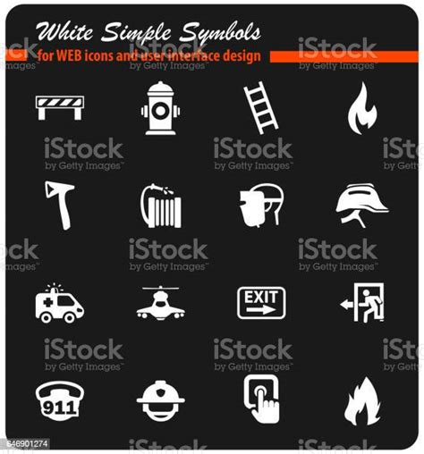 緊急圖示集向量圖形及更多圖標集圖片 圖標集 圖示 垂直構圖 Istock