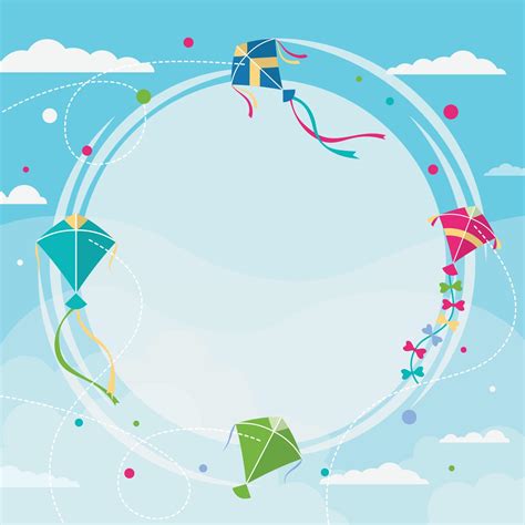 Makar Sankranti Kites Background 14059428 Vector Art At Vecteezy