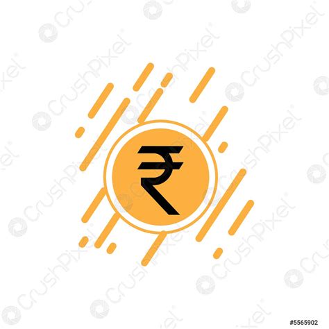 Indian Rupee Icon Indian Rupee Sign Vector Stock Vector 5565902