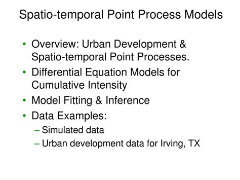 Ppt Space Time Modelling Using Differential Equations Powerpoint Presentation Id5705166