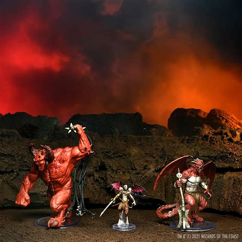 Buy Dandd Icons Of The Realms Miniatures Archdevils Hutijin Moloch