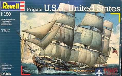 05406 Revell 1/150 Парусник "United States" - купить за 4 500 руб. в ...
