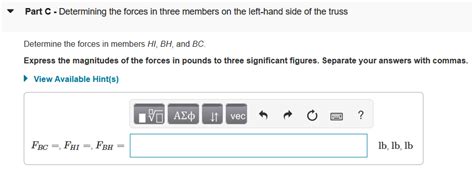 Solved Learning Goal To Apply The Method Of Sections To A