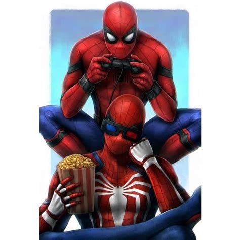Diy D Spider Man Diamant Peinture Kit X Cm Ronde Plein Forage Cristal Strass Broderie