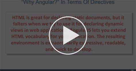 Lecture 26 Part 1 Directives Dynamic Html Week 3 Promises Ajax