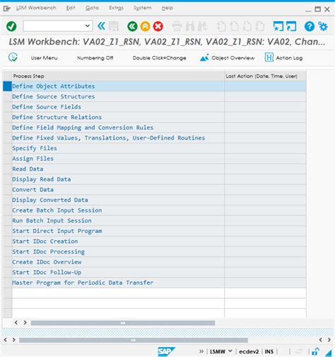 Sap Erp Creating An Lsmw With Abap Coding Sap Community