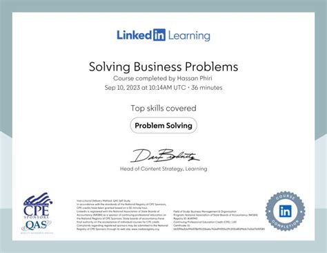 Hassan Phiri On Linkedin Certificate Of Completion