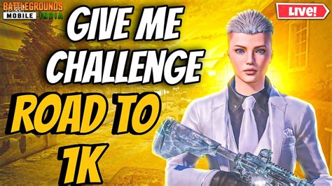 Give Me Challenge Road To 1k Mahakal🔥bgmibgmi Rankpush Conquerorpush