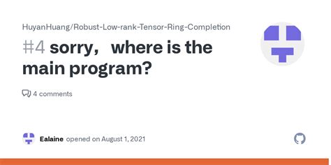 Sorry，where Is The Main Program · Issue 4 · Huyanhuang Robust Low Rank Tensor Ring Completion
