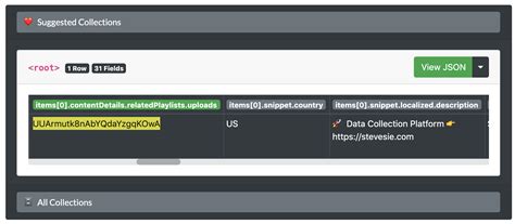 Youtube Data Scraping Api Stevesie Data