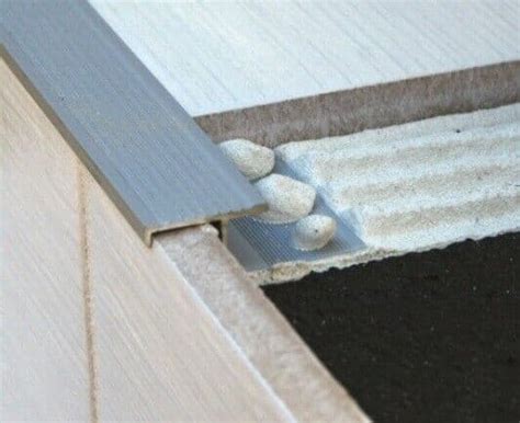 Genesis Nlt Tile In Step Edge Aluminium Trim 2 8m X 28mm X 22 5mm X 1