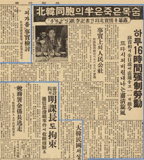 언론계 역사 속 오늘 1959년 1월27일 소련 평양주재기자 한국 망명