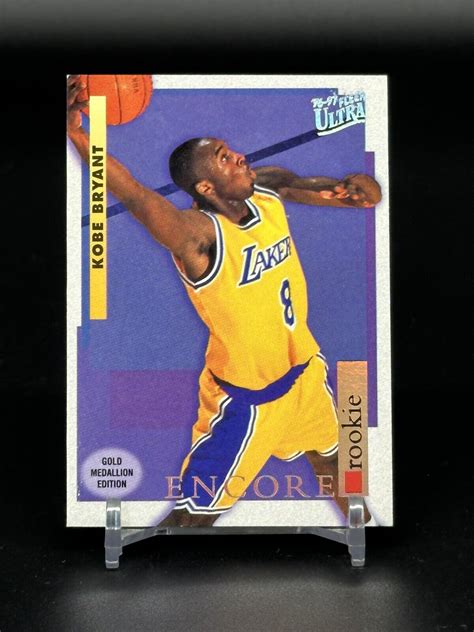 Kobe Bryant 1996 Fleer Ultra G 266 Rookie Encore Gold Medallion