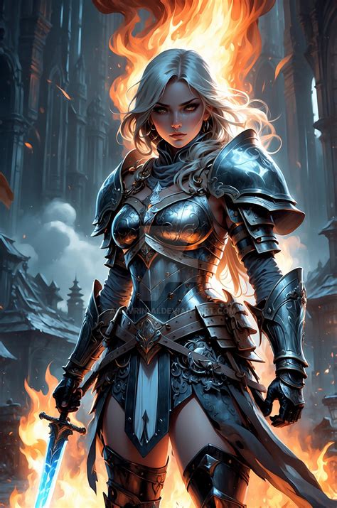 Open Warrior Girl 3 By Anavrin Ai On Deviantart