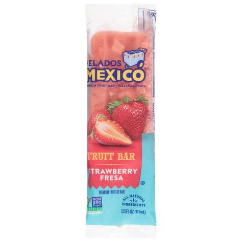 Helados Mexico Fruit Ice Bar Premium Strawberry Smart And Final