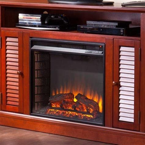 Leven 48 In Portable Free Standing Traditional Electric Indoor Wood