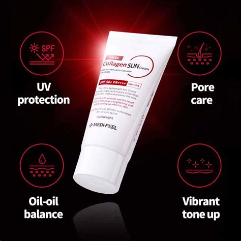 [MEDI PEEL] RED LACTO COLLAGEN SUN CREAM - Now In Seoul