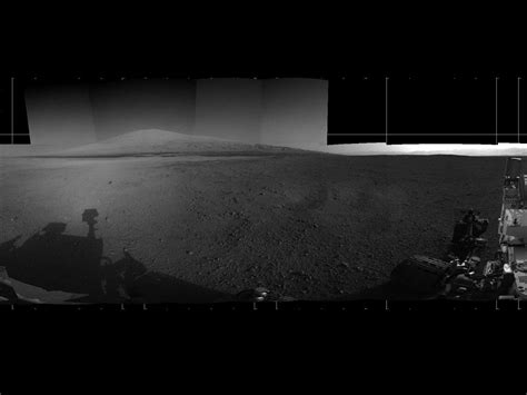 Mars Rover Curiositys Photo Of Mount Sharp Space