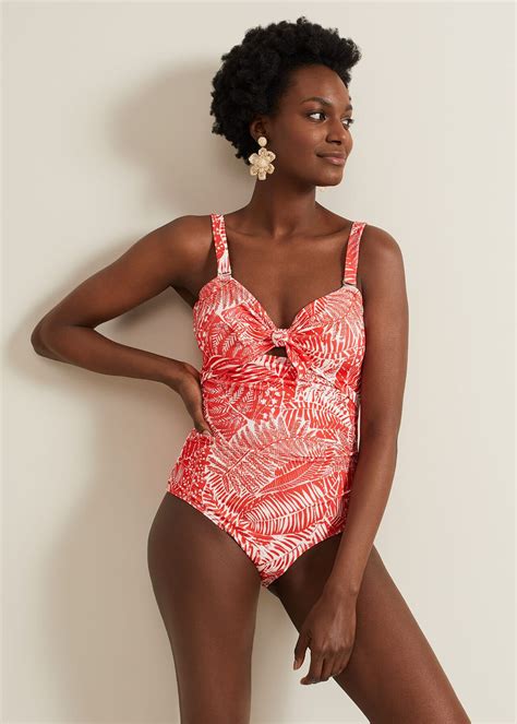 Fern Print Swimsuit Phase Eight Uk