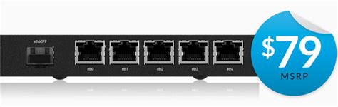 Ubiquiti Networks EdgeRouter ER X SFP 6 Port PoE Gigabit Ethernet Router
