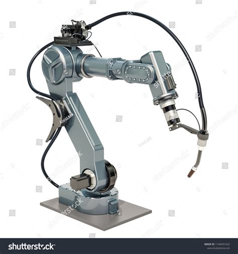 Robot Welding Concept 3d Rendering Isolated Stock Illustration 1146451622 Shutterstock